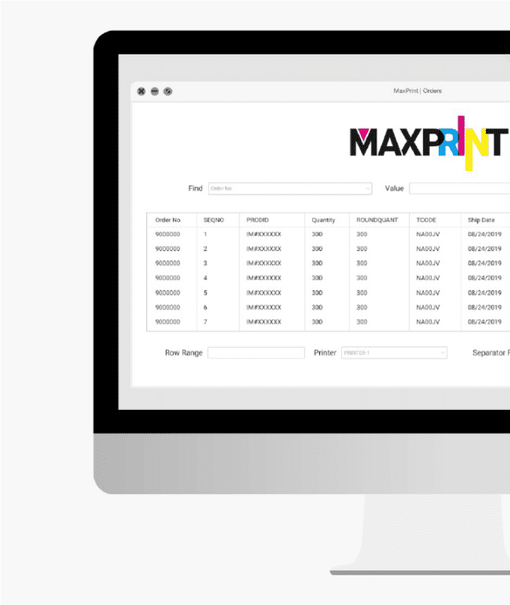 Maxim Label and Packaging